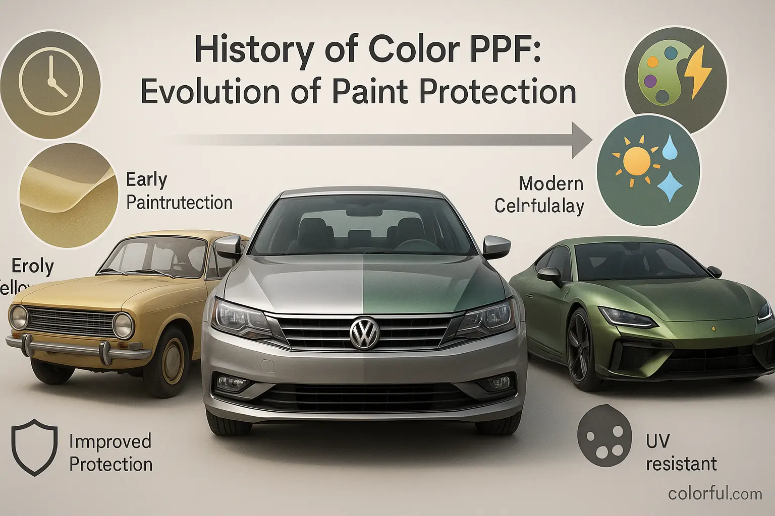 History of Color PPF: Evolution of Paint Protection