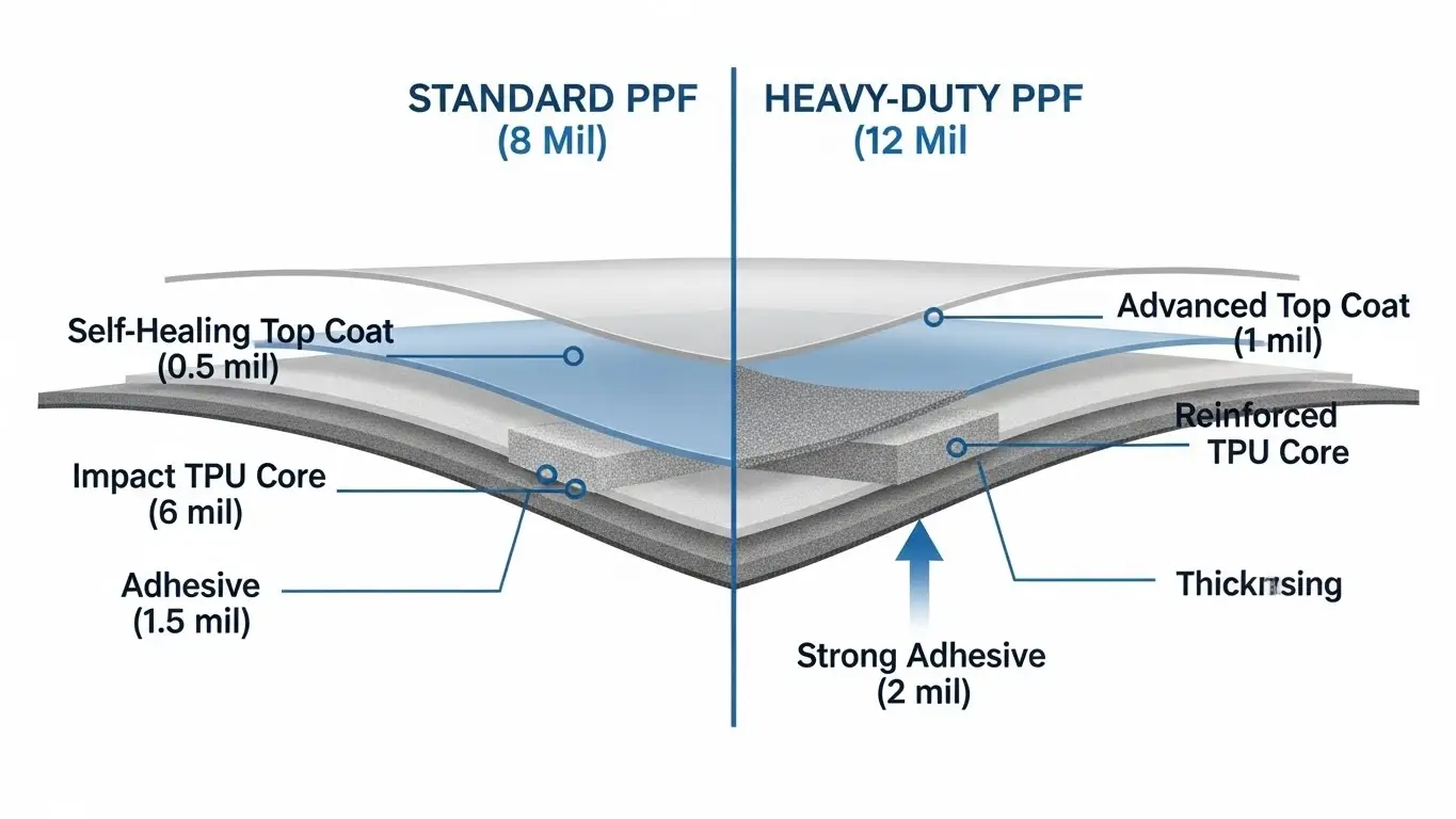 What Is the Thickest PPF Film Available in 2026? - Expert Guide