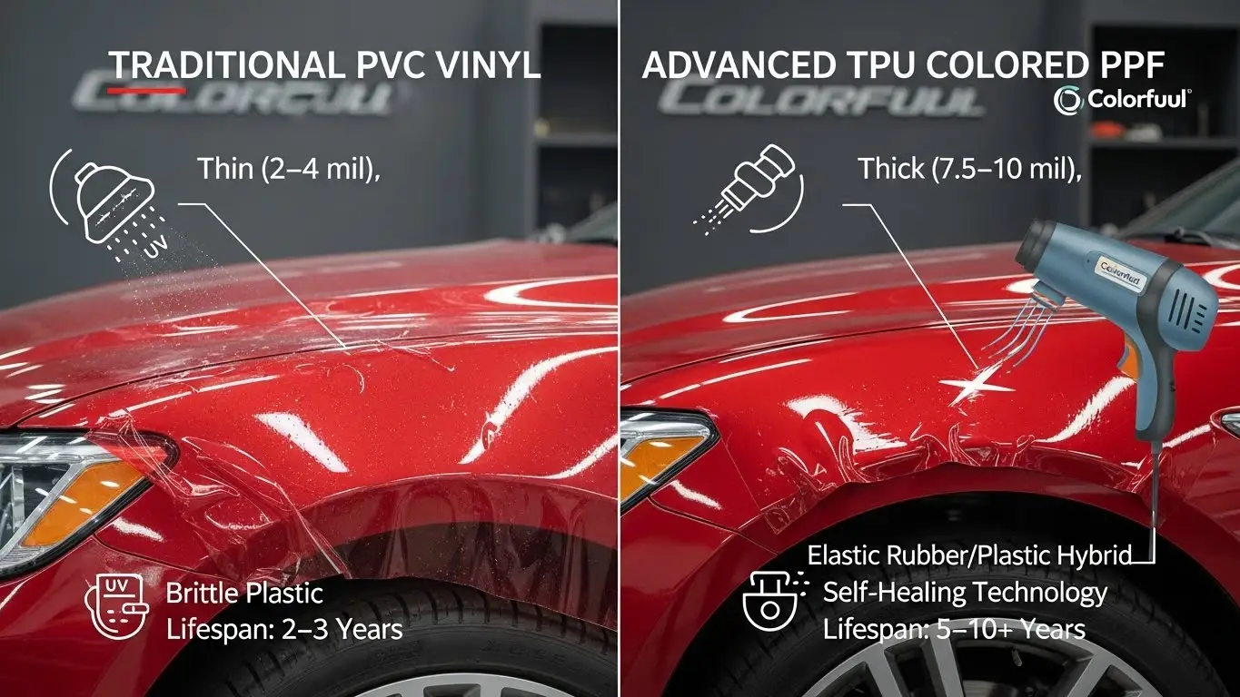 What's the Difference Between TPU and PVC Car Wraps?