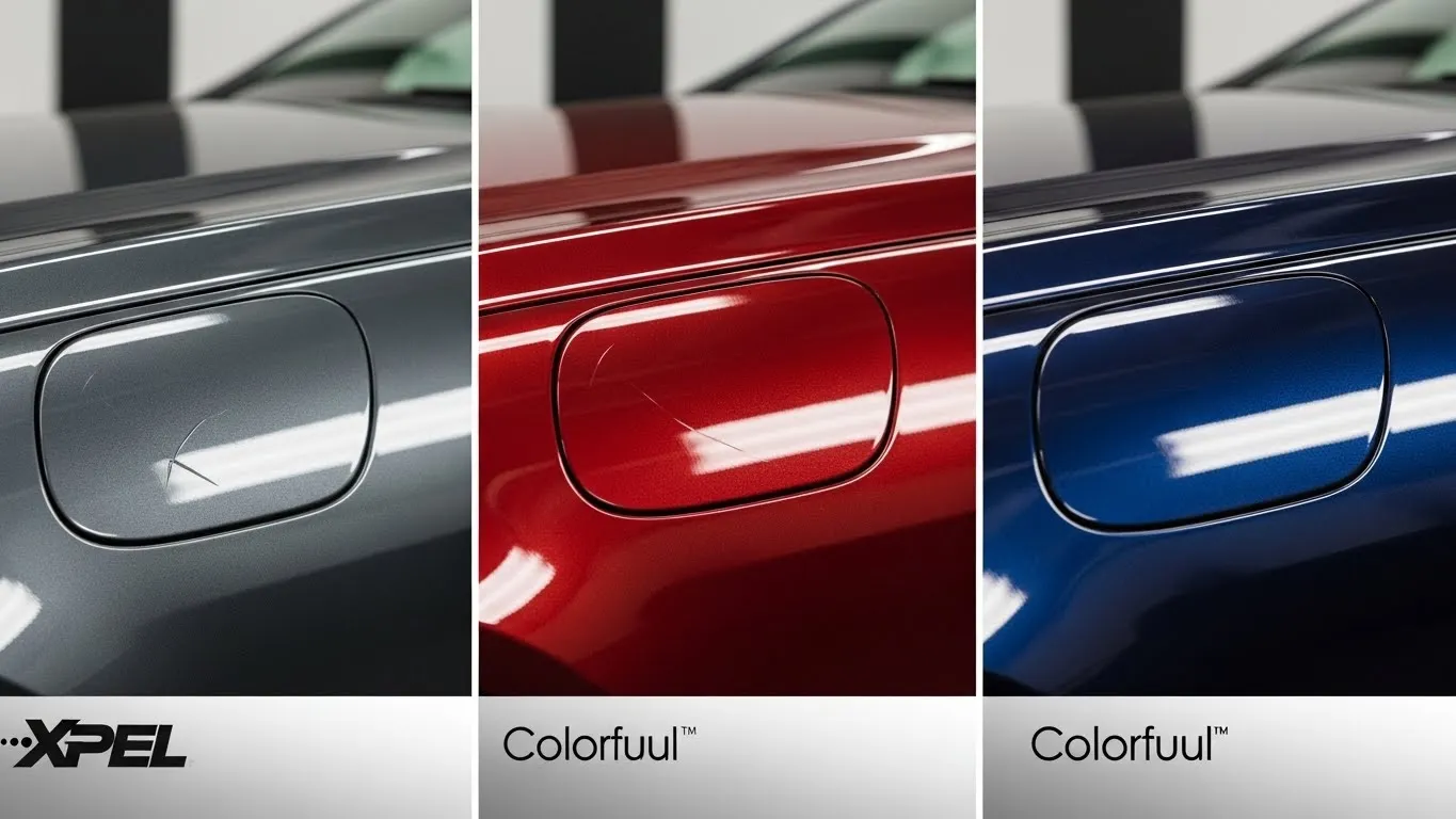 Paint Protection Film Comparison: XPEL, Llumar, 3M, Colorfuul